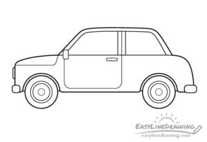 How to Draw a Car in 12 Steps (Easy Guide) - EasyLineDrawing