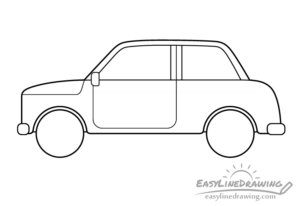 How to Draw a Car in 12 Steps (Easy Guide) - EasyLineDrawing