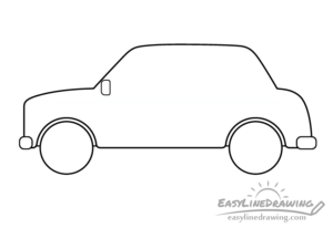 How to Draw a Car in 12 Steps (Easy Guide) - EasyLineDrawing