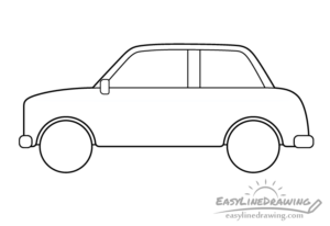 How to Draw a Car in 12 Steps (Easy Guide) - EasyLineDrawing