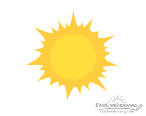 How to Draw the Sun in Different Ways - EasyLineDrawing
