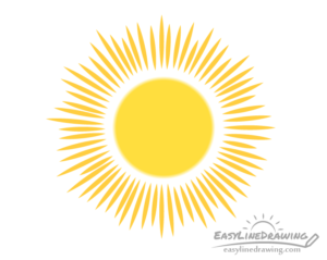 How to Draw the Sun in Different Ways - EasyLineDrawing