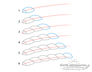 How to Draw a Cake Slice Step by Step - EasyLineDrawing