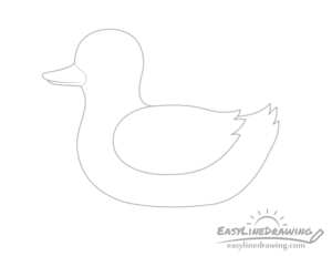 How to Draw a Duck Step by Step - EasyLineDrawing