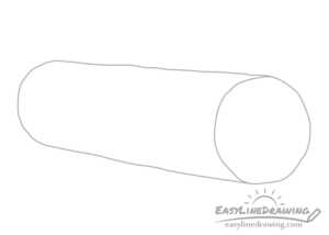 How to Draw a Log Step by Step - EasyLineDrawing
