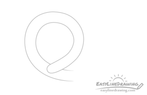 How to Draw a Pretzel Step by Step - EasyLineDrawing