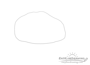 How to Draw a Rock Step by Step - EasyLineDrawing