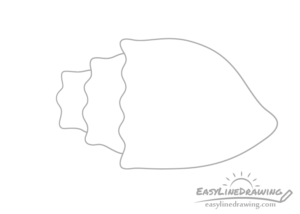 How to Draw Shells Step by Step - EasyLineDrawing