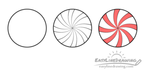 How to Draw Candies & Sweets Step by Step - EasyLineDrawing