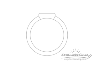 How to Draw a Ring Step by Step - EasyLineDrawing