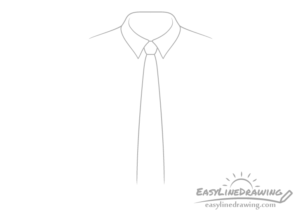 How to Draw a Tie Step by Step - EasyLineDrawing