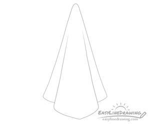How to Draw a Towel or Cloth Step by Step - EasyLineDrawing