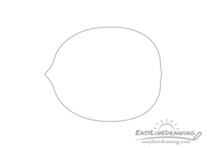 How to Draw a Walnut Step by Step - EasyLineDrawing