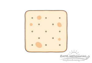How to Draw a Cracker Step by Step - EasyLineDrawing