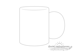 How to Draw a Mug Step by Step - EasyLineDrawing