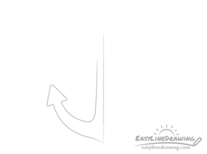 How to Draw an Anchor Step by Step - EasyLineDrawing