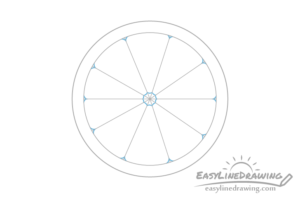How to Draw an Orange Slice Step by Step - EasyLineDrawing