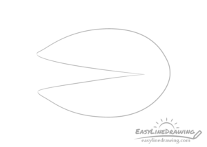 How to Draw a Pistachio Step by Step - EasyLineDrawing