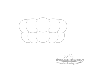 How to Draw a Raspberry Step by Step - EasyLineDrawing