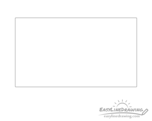 How to Draw a Television Step by Step - EasyLineDrawing