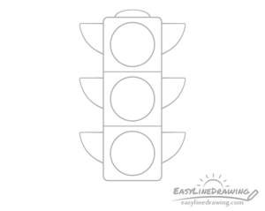 How to Draw a Traffic Light Step by Step - EasyLineDrawing