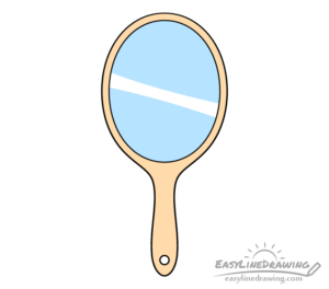 How to Draw a Mirror Step by Step - EasyLineDrawing
