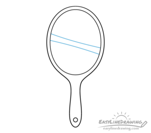 How to Draw a Mirror Step by Step - EasyLineDrawing