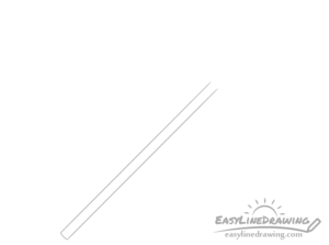 How to Draw a Match Step by Step - EasyLineDrawing