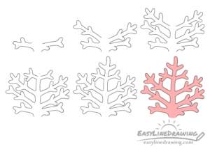 How to Draw Coral Step by Step - EasyLineDrawing