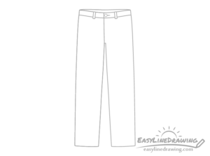How to Draw Jeans (Easy 8 Step Guide) - EasyLineDrawing