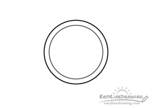 How to Draw a Coin Step by Step - EasyLineDrawing