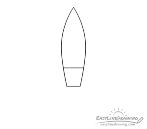 How to Draw a Rocket Step by Step - EasyLineDrawing
